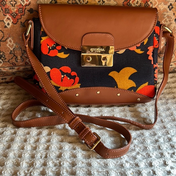 Spartina 449 | Bags | Like New Spartina 449 Crossbody Leatherlinen | Poshmark